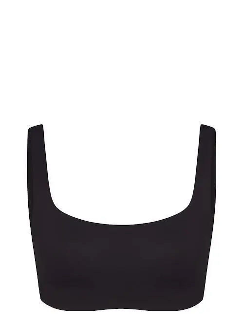 Nike X Skims Matte Scoop Neck Bra - Obsidian