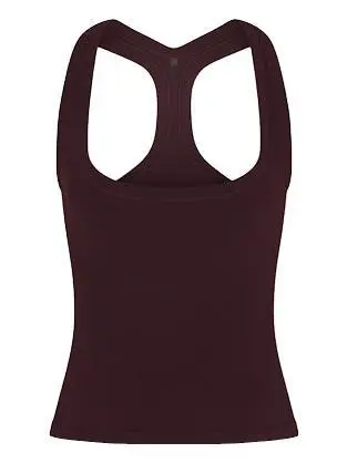Nike X Skims Vintage Seamless Racer Back Tank - Currant