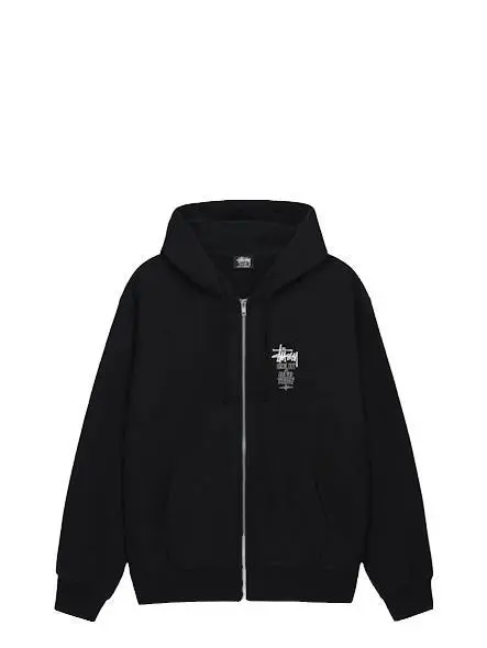 StÜssy Swim Out Zip Hoodie - Black