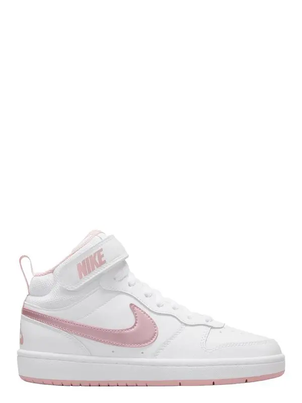 Nike Court Borough Mid 2in - White/pink Glaze
