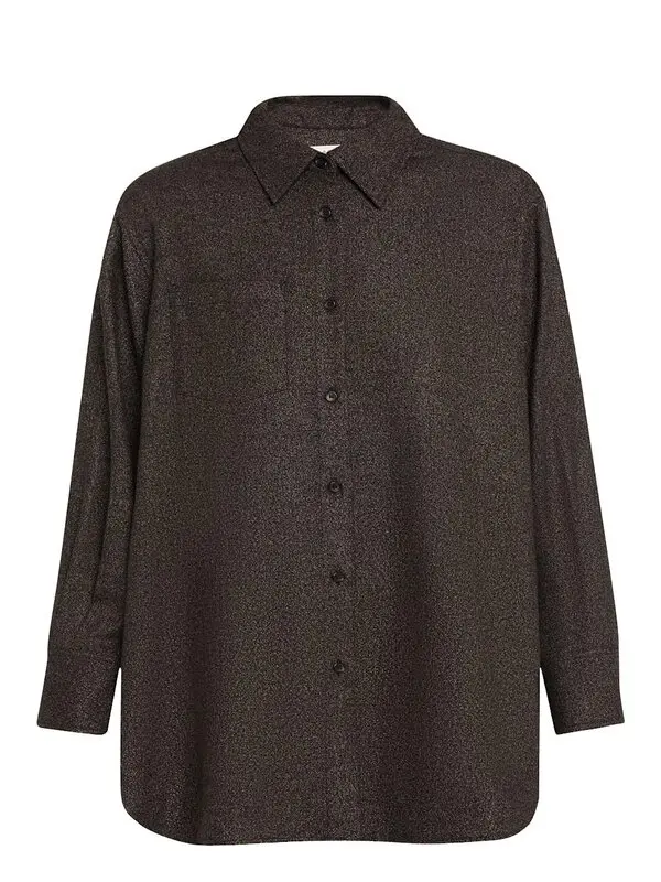 A.L.C. Spence Button-front Tunic - Dkbrwn