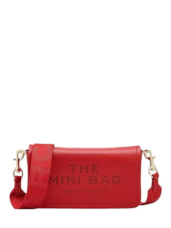 Marc Jacobs The Leather Mini Crossbody Bag - True Red