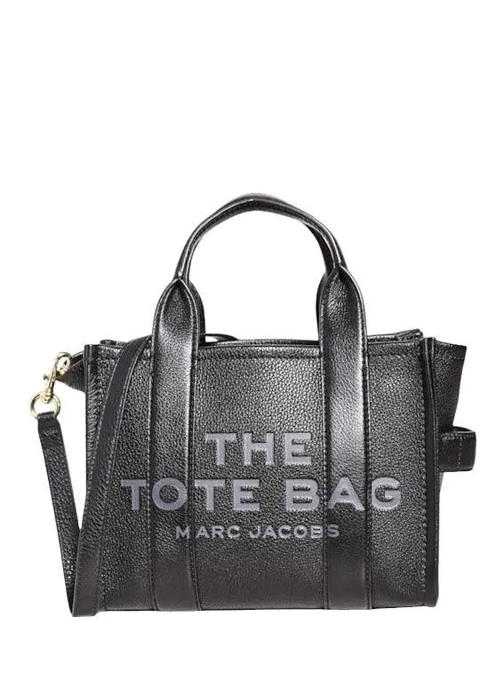 Marc Jacobs The Leather Small Tote Bag - Black