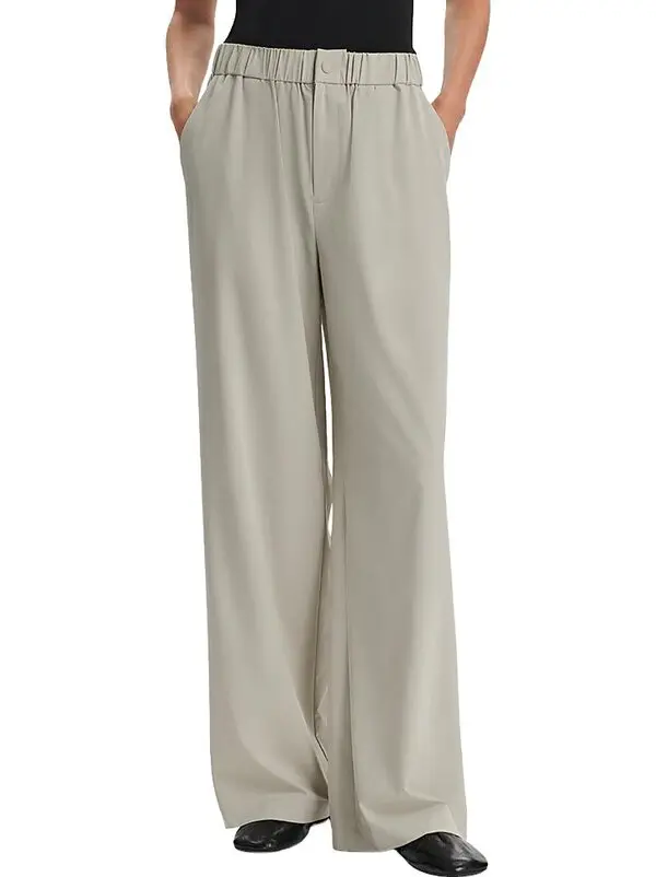 Varley Kayson Wide Leg Pants - Sage Grey