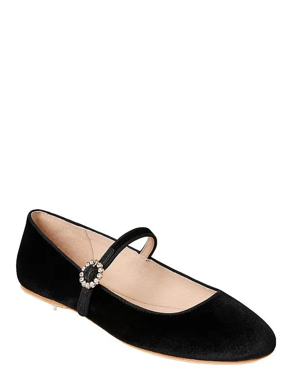 Jack Rogers Mizzy Mary Jane Flats - Black