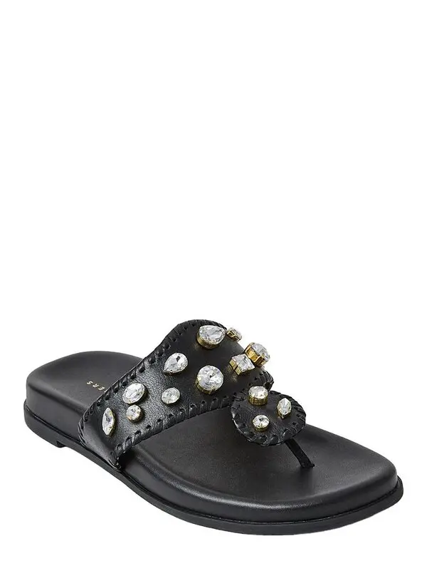Jack Rogers Jacks Sport Embellished Comfort Sandals - Black