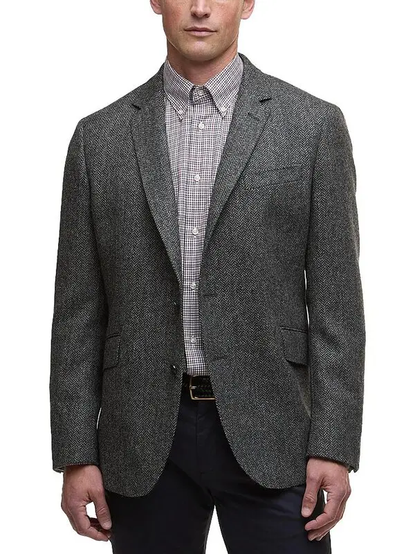 Barbour Firth Moons Slim Fit Blazer - Grey