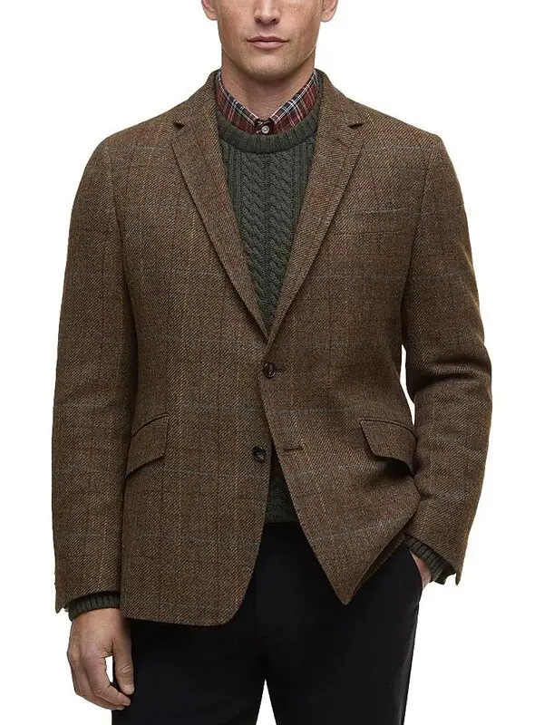 Barbour Maxfield Country Slim Fit Blazer - Brown
