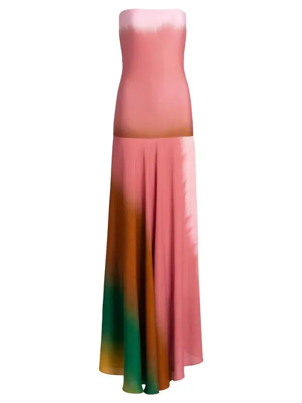 Silvia Tcherassi Inari Strapless Maxi Dress - Multi