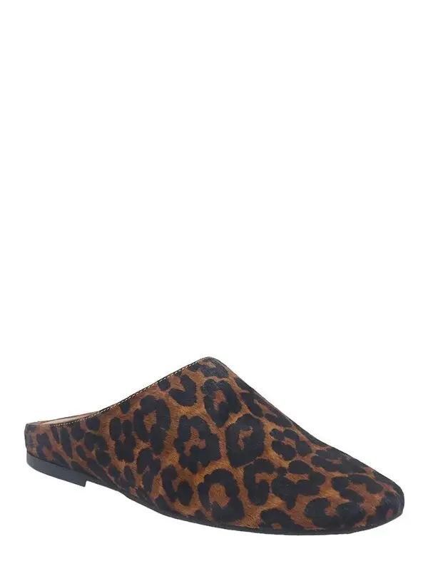 KENNETH COLE Wanda Slide Flats - Leopard Haircalf