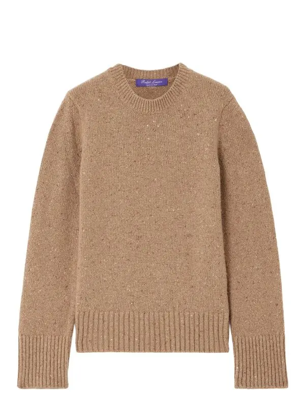 Ralph Lauren Donegal Cashmere Crew-neck Sweater - Brown