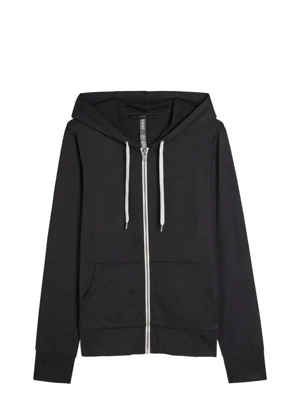 Vuori Halo Performance 2.0 Hooded Jersey Sweatshirt - Black