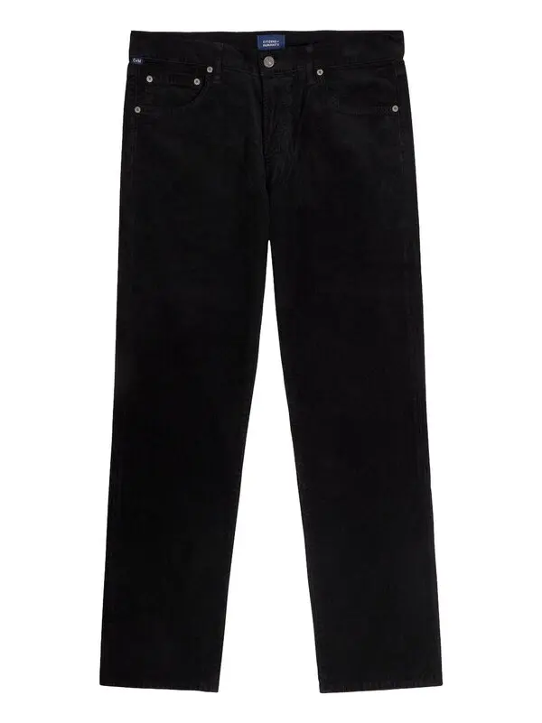 Citizens Of Humanity Elijah Straight-leg Corduroy Jeans - Black