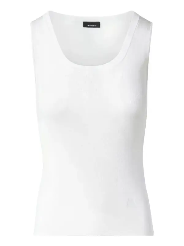 Akris Sleeveless Tank Top - White