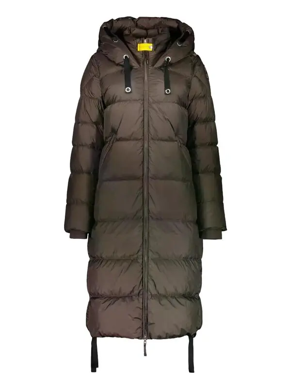 PARAJUMPERS Adjustable Hood Maxi Jacket - Brown