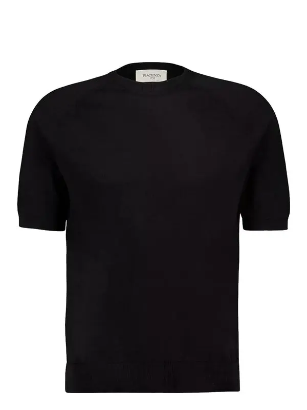 PIACENZA CASHMERE 1733 Short-sleeve T-shirt - Black