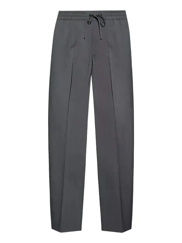 Iceberg Drawstring Pleated Trousers - Grey