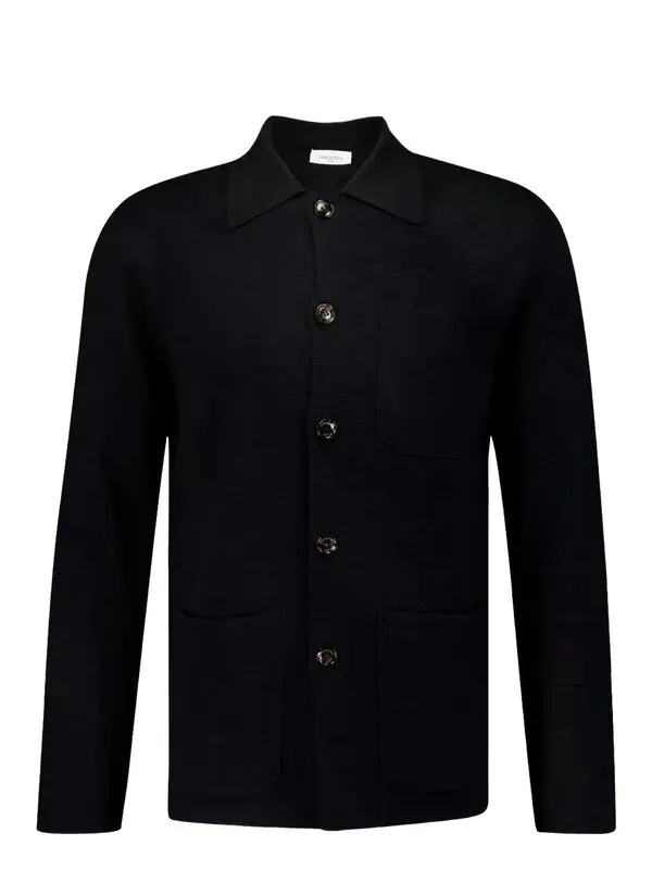 PIACENZA CASHMERE 1733 Button-up Pocket Jacket - Black