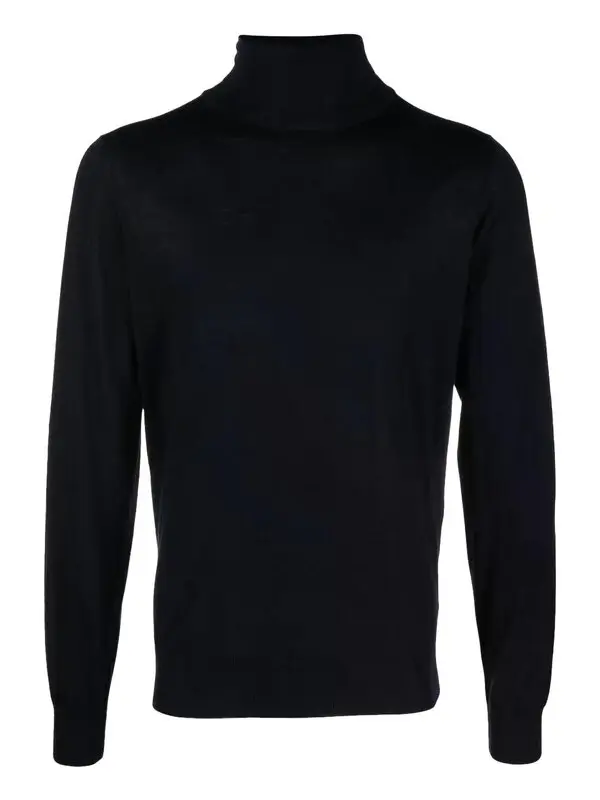 PIACENZA CASHMERE 1733 Fine-knit Wool Jumper - Blue