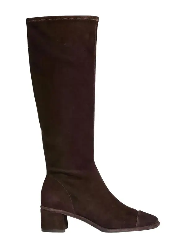 Tory Burch 55mm Cap-toe Knee-high Boots - Brown