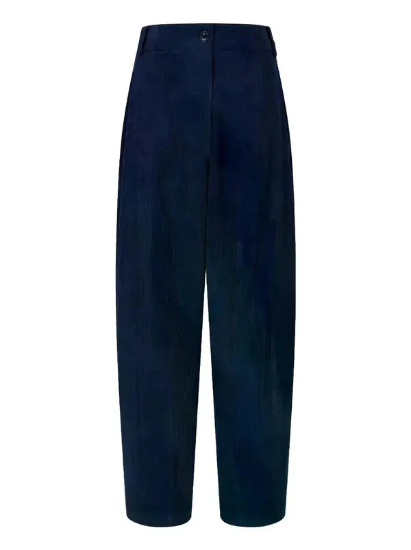 STUDIO TOMBOY Banded-corduroy Trousers - Blue