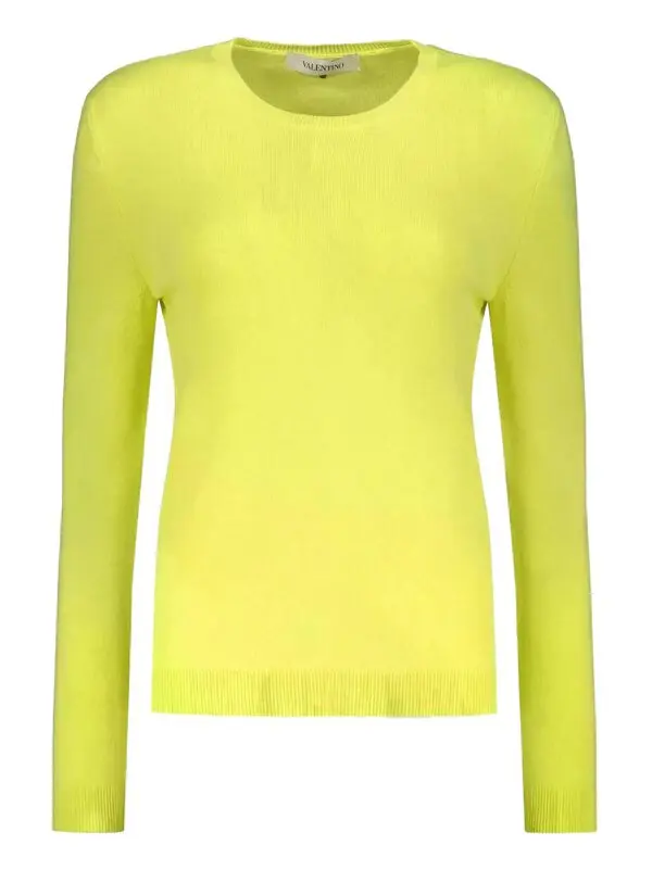 Valentino Garavani Crew-neck Sweater - Yellow
