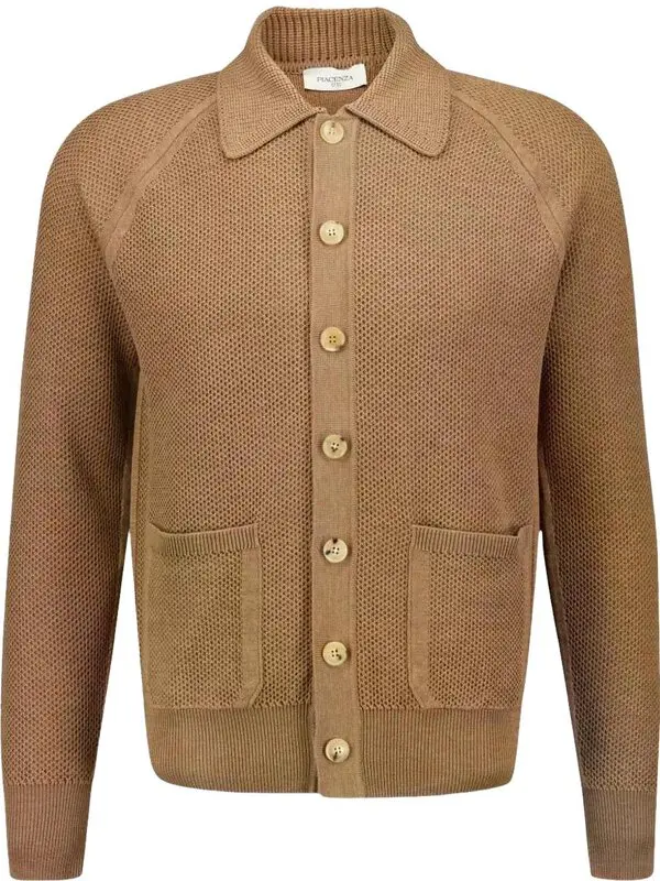 PIACENZA CASHMERE 1733 Button-up Wool Overshirt - Brown