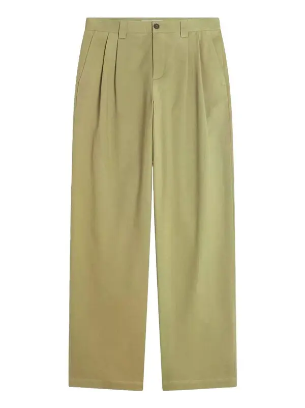 Maison Kitsuné Pleated Trousers - Neutrals
