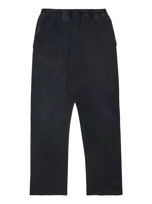 Yeezy Elasticated-waistband Fleece Track Pants - Black