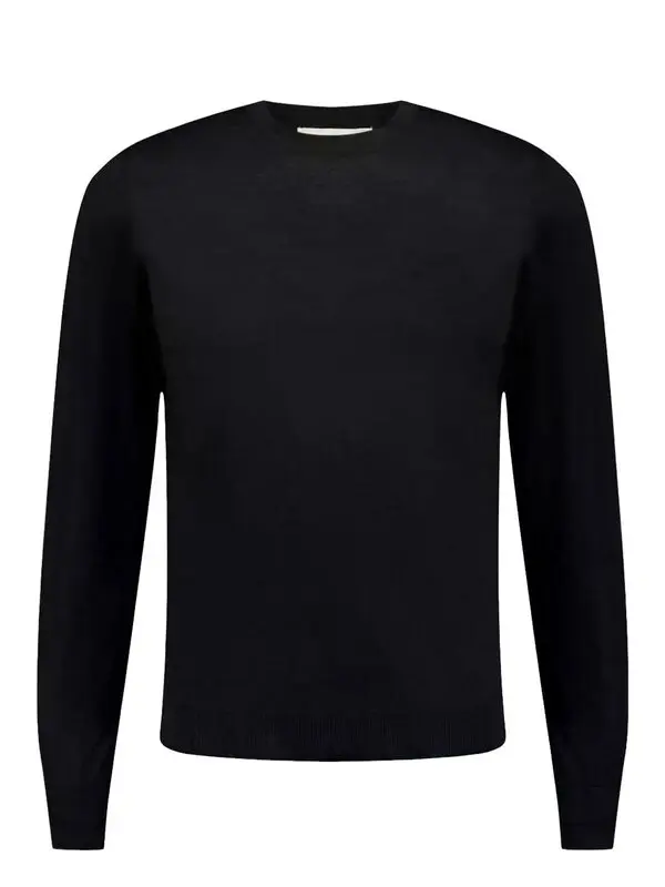 PIACENZA CASHMERE 1733 Crew-neck Wool Sweater - Black
