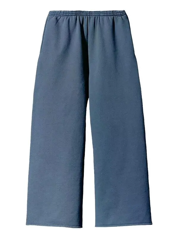 Yeezy Elasticated-waistband Fleece Track Pants - Blue