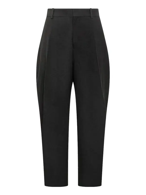 Studio Nicholson Curved Full-length Trousers - Black