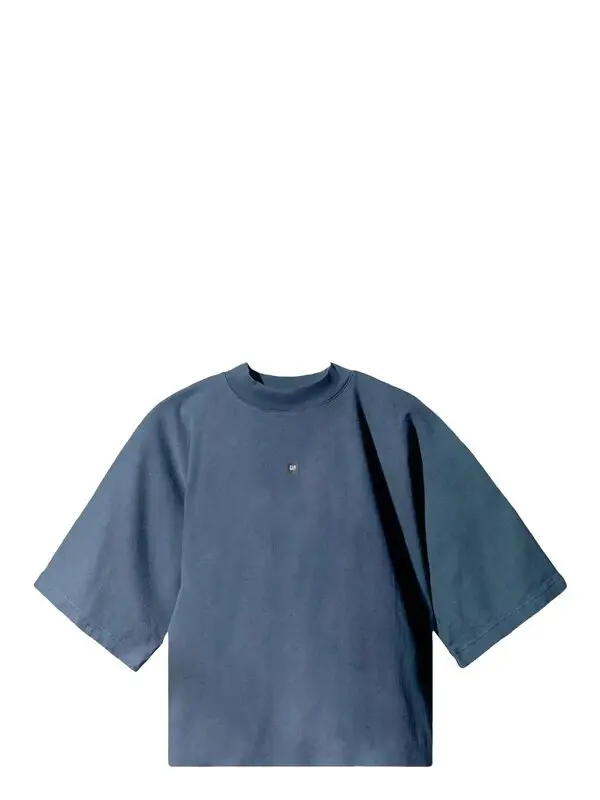 Yeezy Logo-appliqué T-shirt - Blue