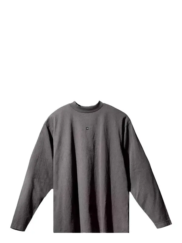 Yeezy Logo-detail Long-sleeved T-shirt - Grey