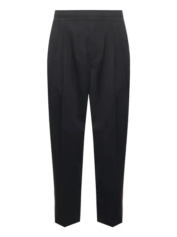 GIULIANO GALIANO Pleat-detail Trousers - Black