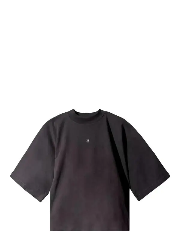 Yeezy Logo-detail Cropped T-shirt - Black