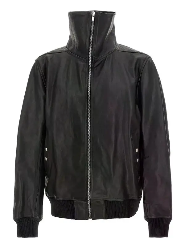 Rick Owens Blixa Dracucollar Jacket - Black