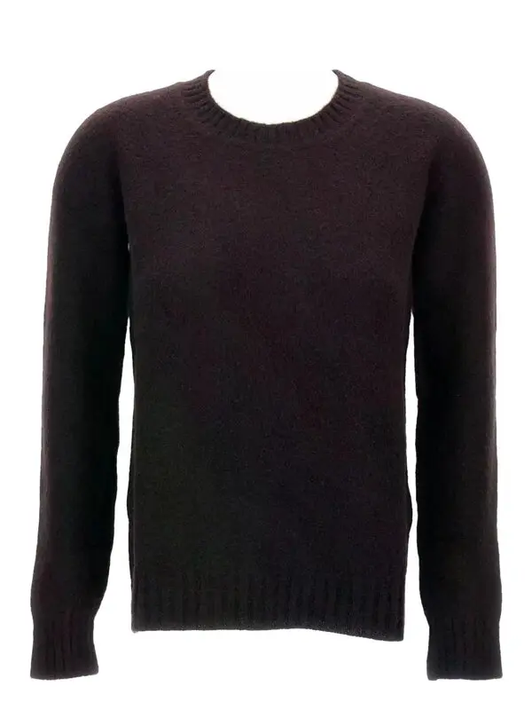DRUMOHR Wool Crew Neck Sweater - Brown