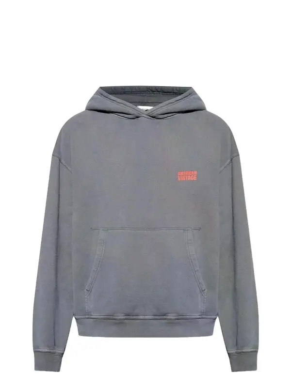 American Vintage Plizzy Hoodie - Grey