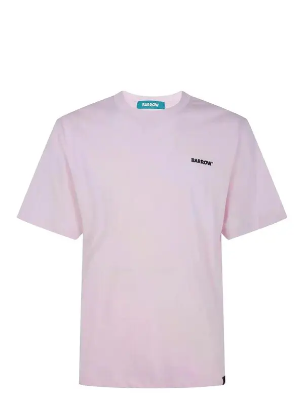 BARROW Logo-print T-shirt - Pink