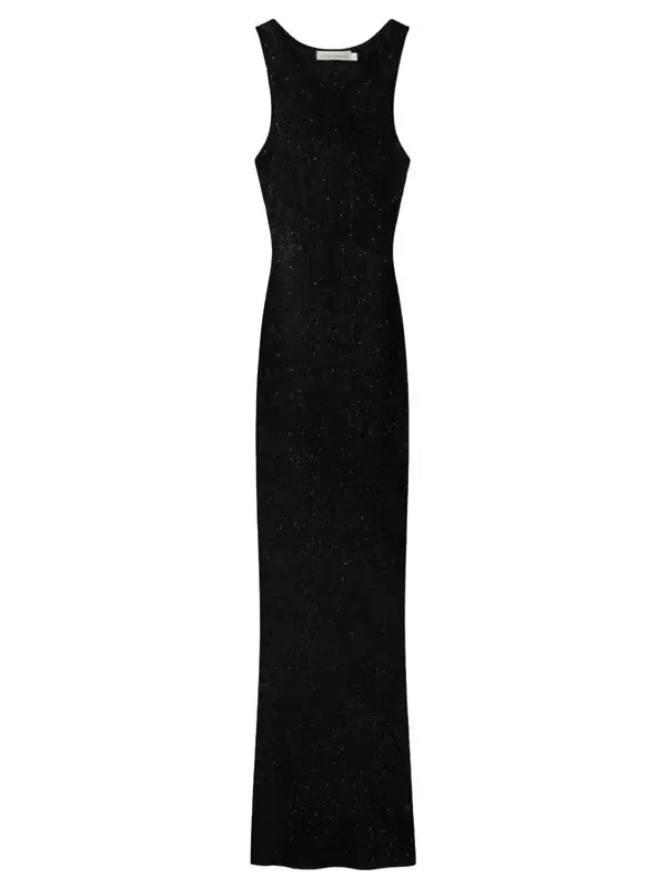 ASTA RESORT Natalia Floor-length Maxi Dress - Black