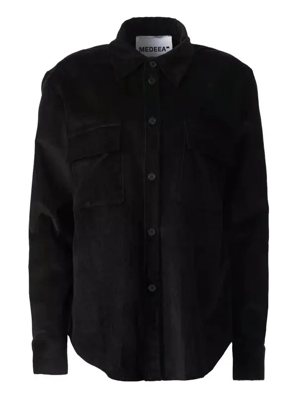 MEDEEA Cotton Shirt - Black