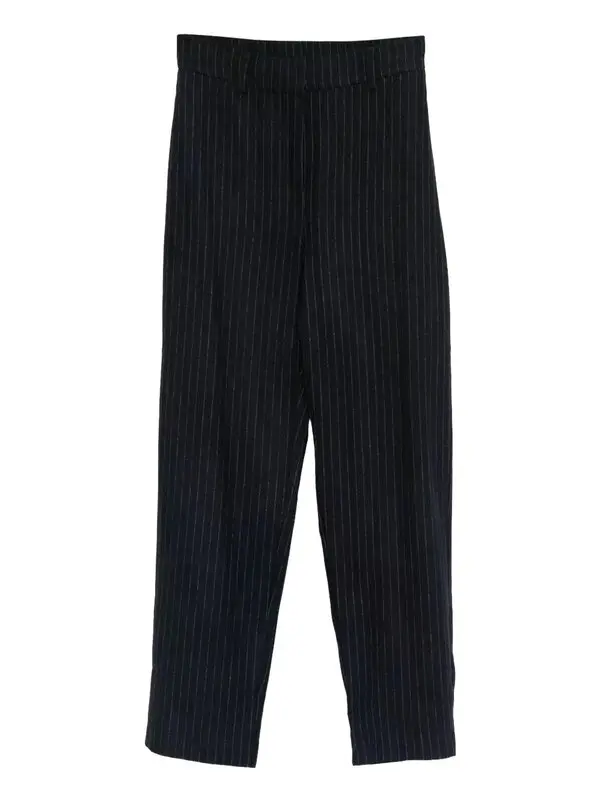 Suncoo Pinstriped Trousers - Blue