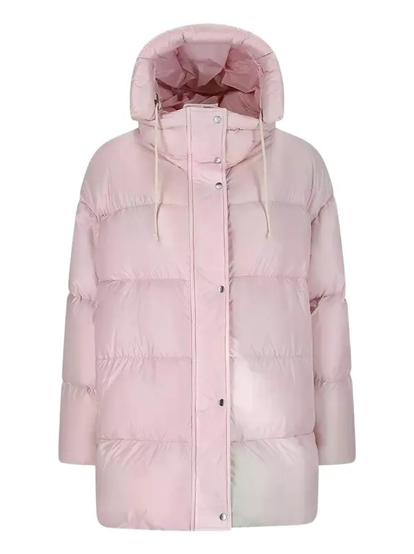 JIL SANDER Hooded Down Jacket - Pink