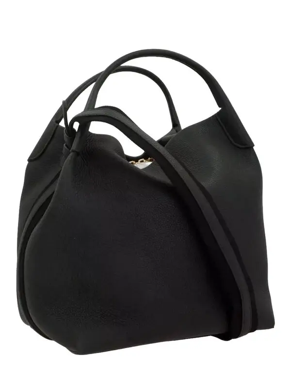 Loro Piana Leather Tote Bag - Black