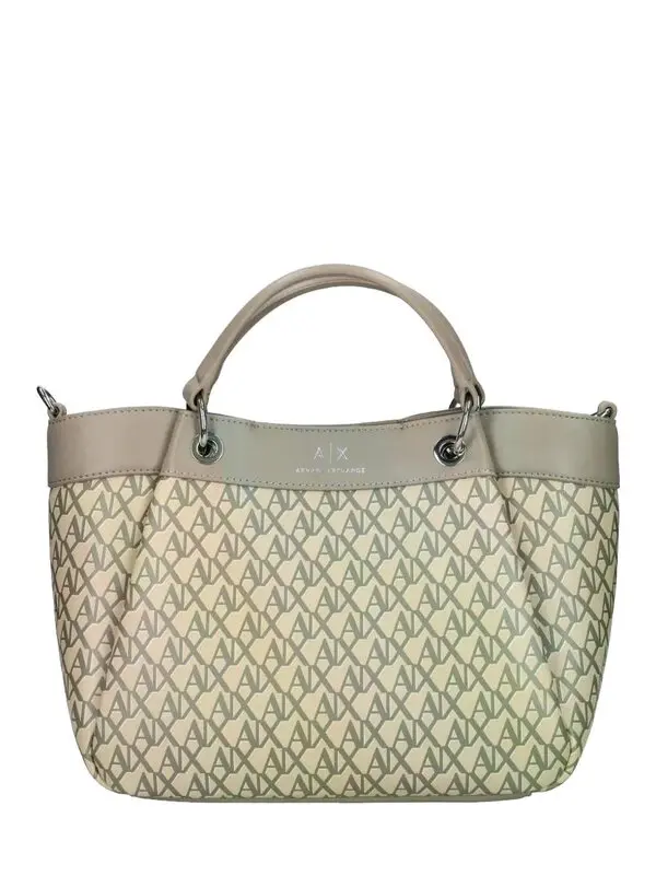 Armani Exchange Monogram Tote Bag - Neutrals