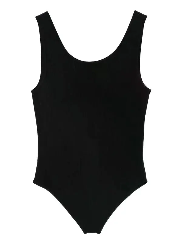 MEDEEA Ribbed Bodysuit - Black