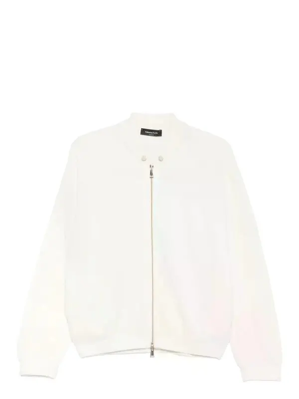 Fabiana Filippi Zip-up Cardigan - White