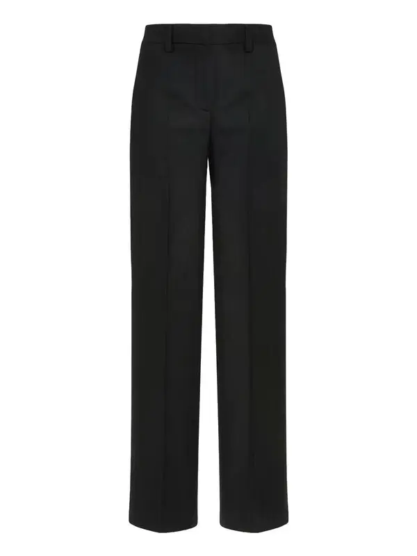 Incotex Belt Loops-detail Trousers - Black