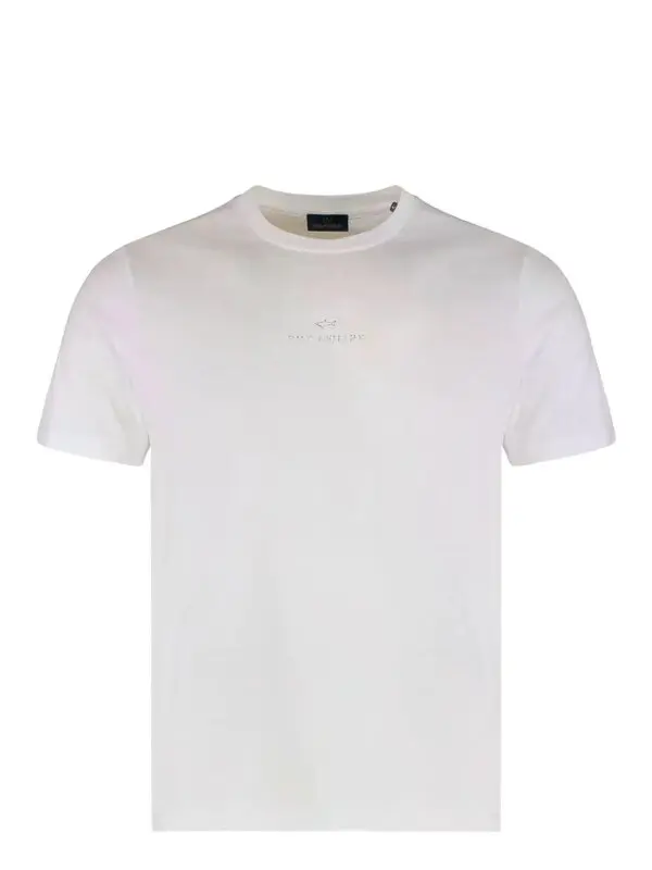 Paul & Shark Crew-neck Logo T-shirt - White